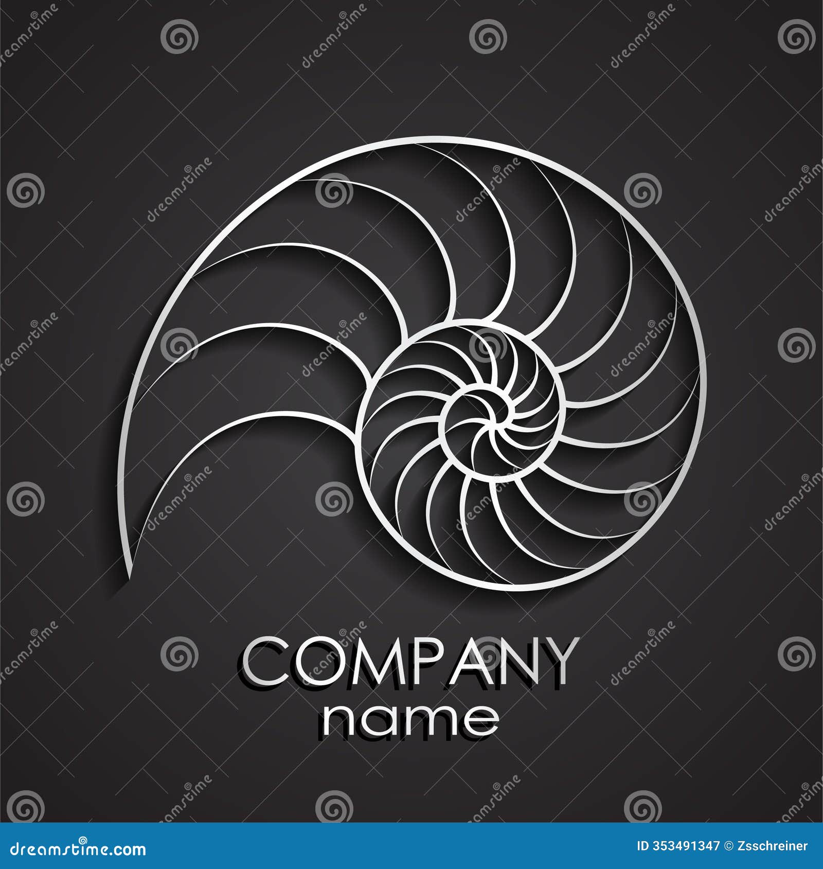 Shell, Spiral, Background, Graphic, White, Element, Pattern, Twirl ...