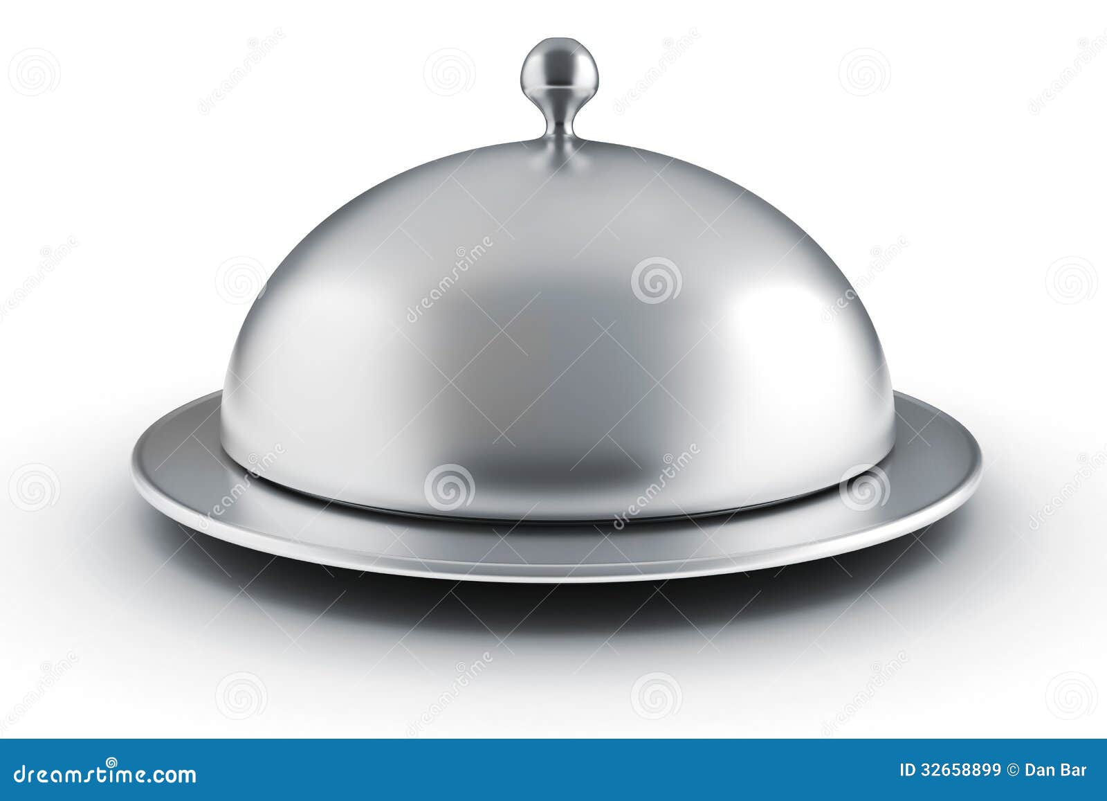 Silver Restaurant Trays With Cloches. Banquet Table Setting. Food Menu ...