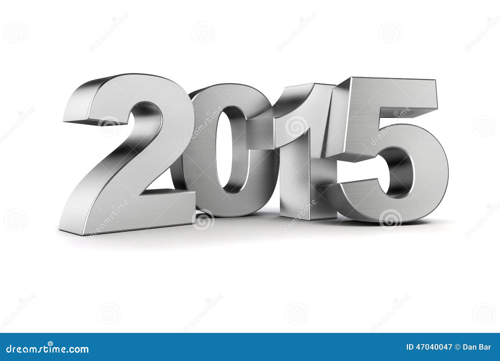 3d - silver 2015 text stock illustration. Illustration of abstract ...