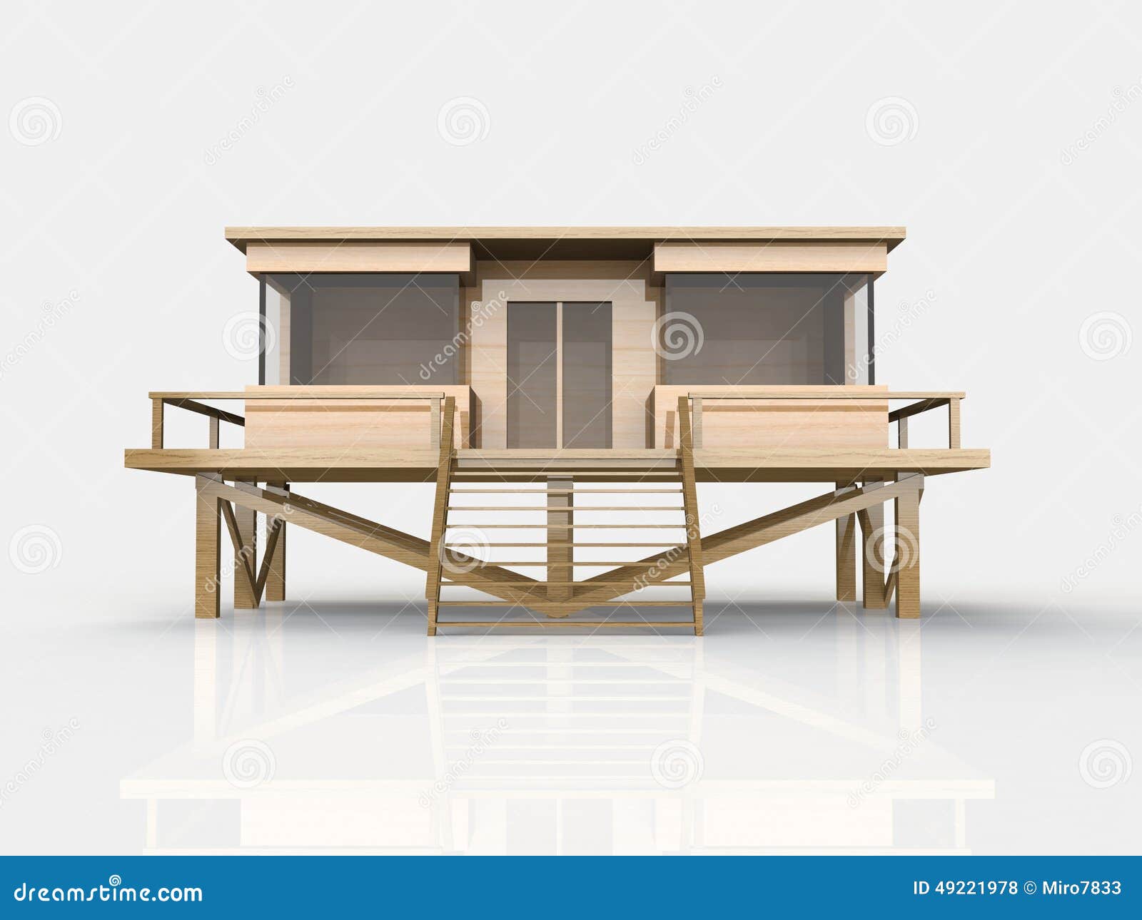 3d simple house model stock photo. Image of cutout, construction - 49221978