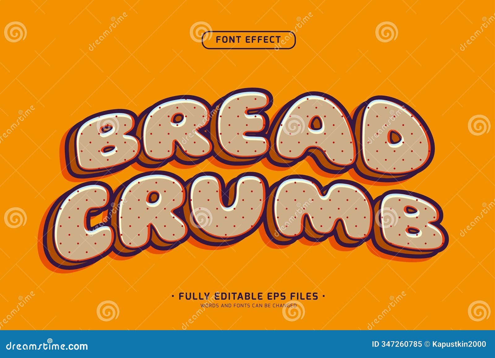 3d Simple Minimalist Font Style with Bread Crumb Text Editable Text ...