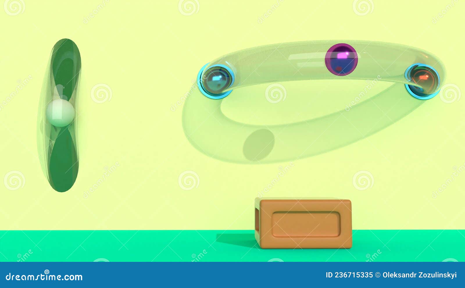 3d Simple Motion Graphic Modern Interior Intro 3d Stock Illustration ...