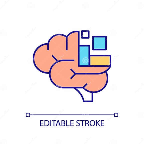 2D Simple Thin Line Constructivism Icon Stock Illustration ...