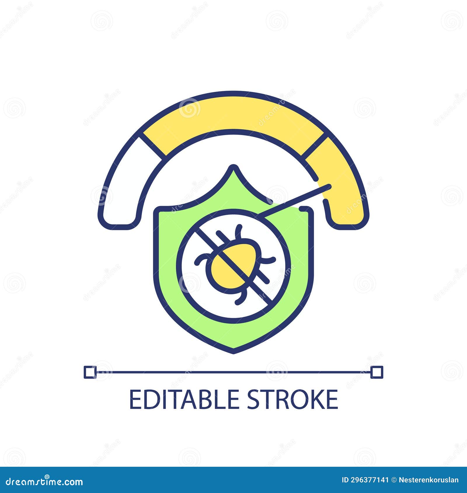 2D Simple Thin Line Ecosystem Resilience Icon Stock Illustration ...