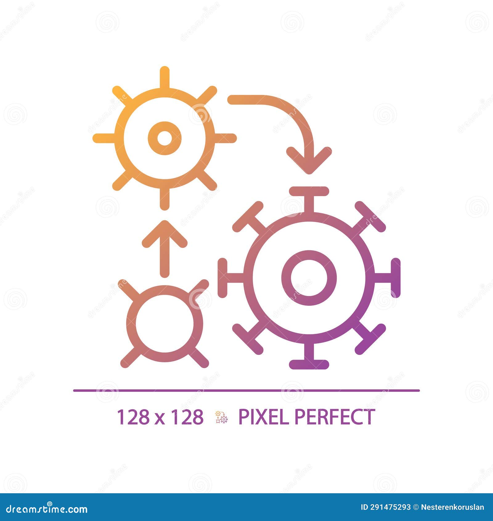 Bacteria Growth Stages. Bacterium Cells In Petri Dishes. Vector ...