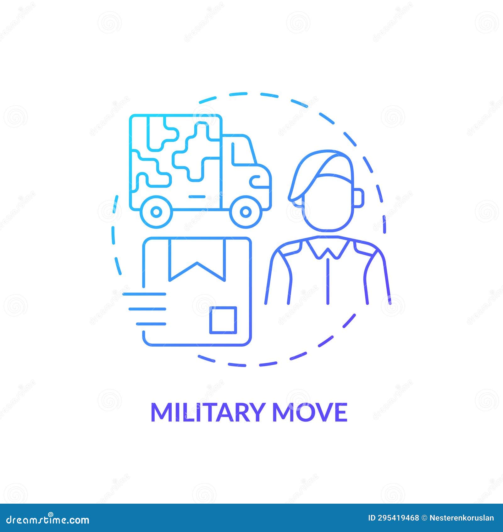 2D Simple Thin Linear Military Move Gradient Icon Stock Illustration ... 2D Simple Thin Linear Military Move Gradient Icon Stock Illustration ...