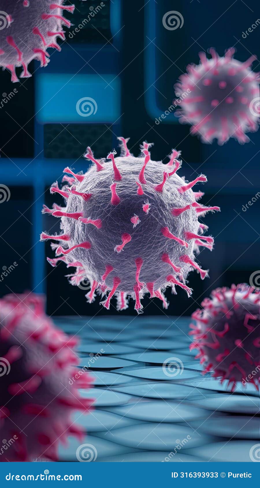 3D Simulation of Germs and Bacteria in a Scientific Laboratory ...