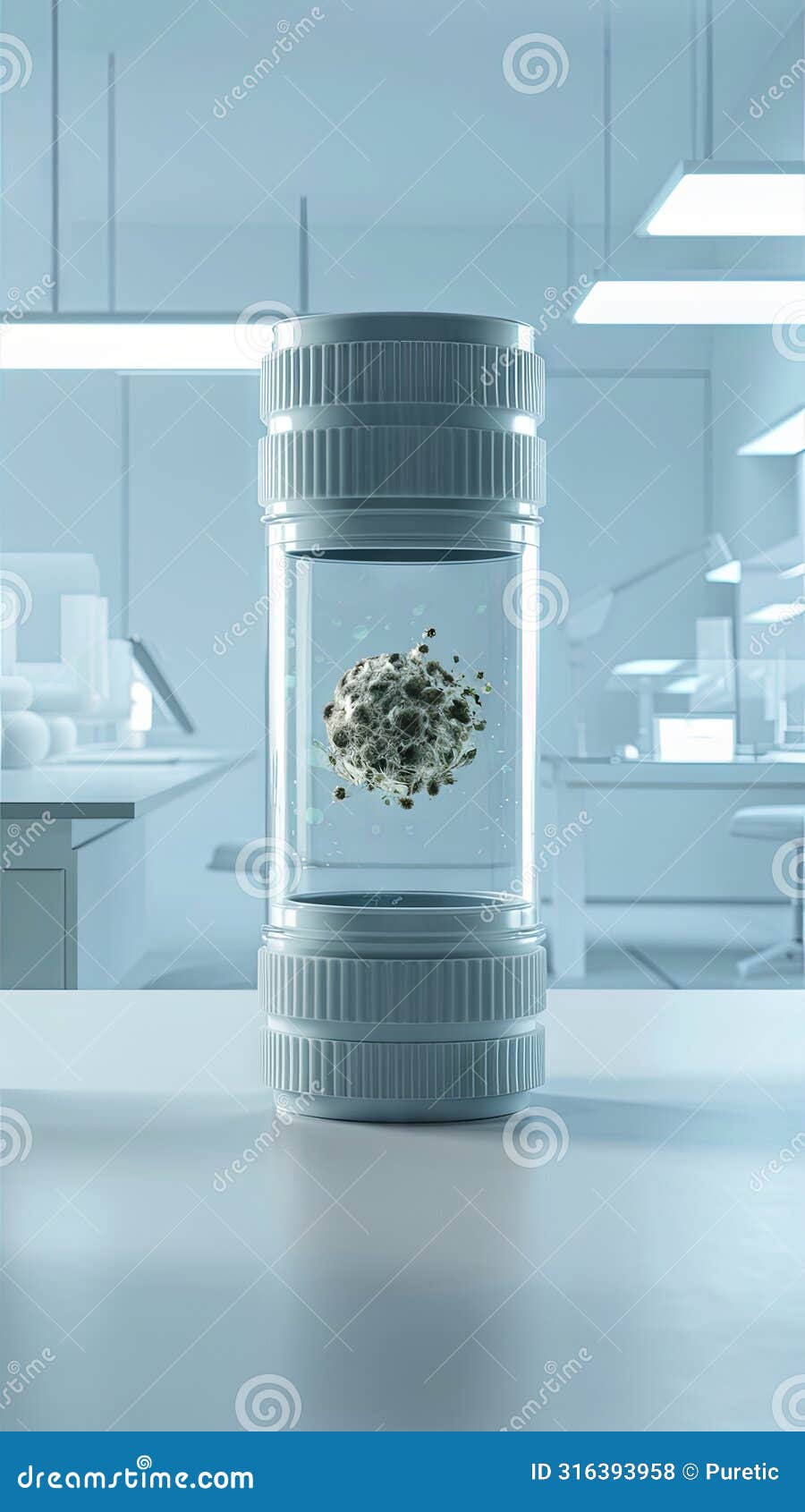 3D Simulation of Germs and Bacteria in a Scientific Laboratory ...