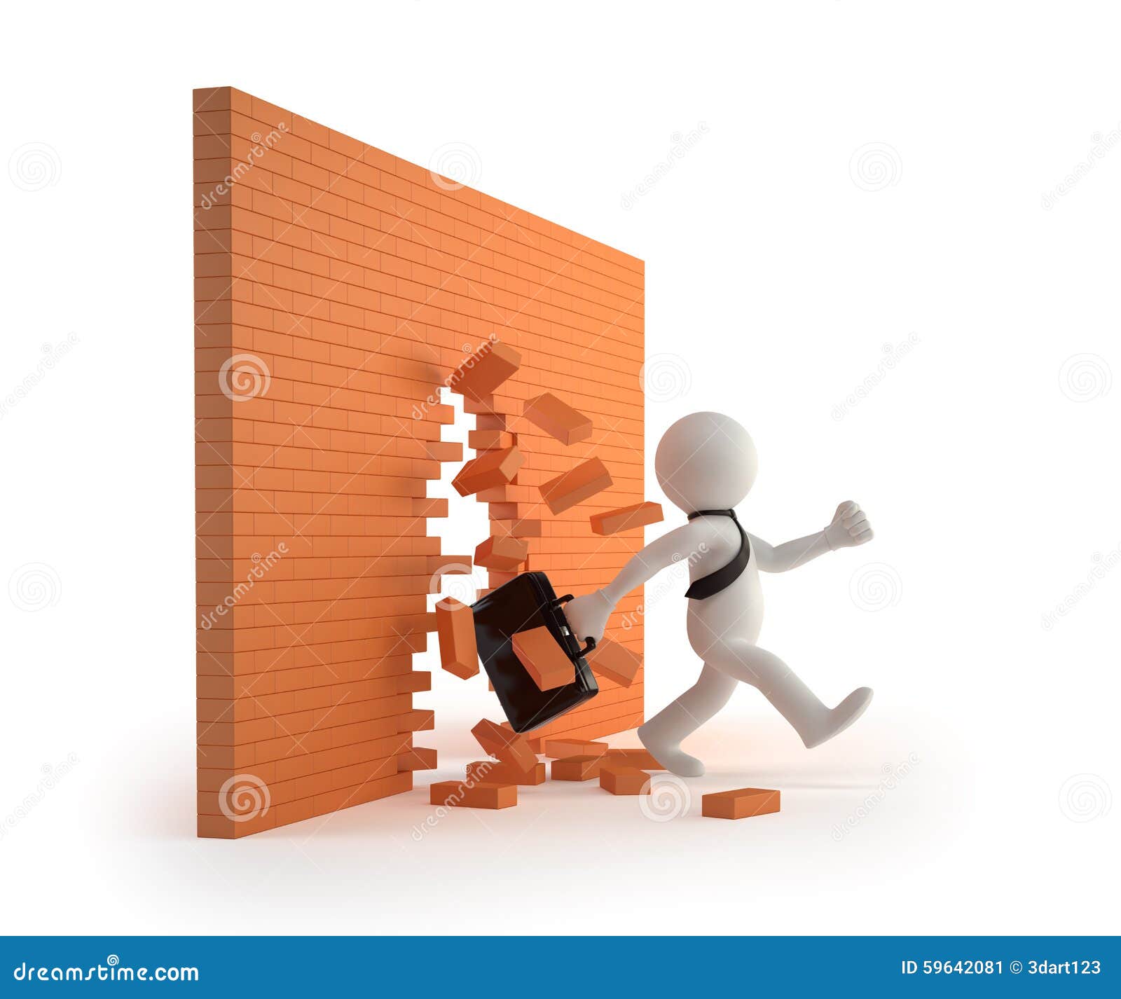 Strongman Breaking Chains Cartoon Vector | CartoonDealer.com #14102103