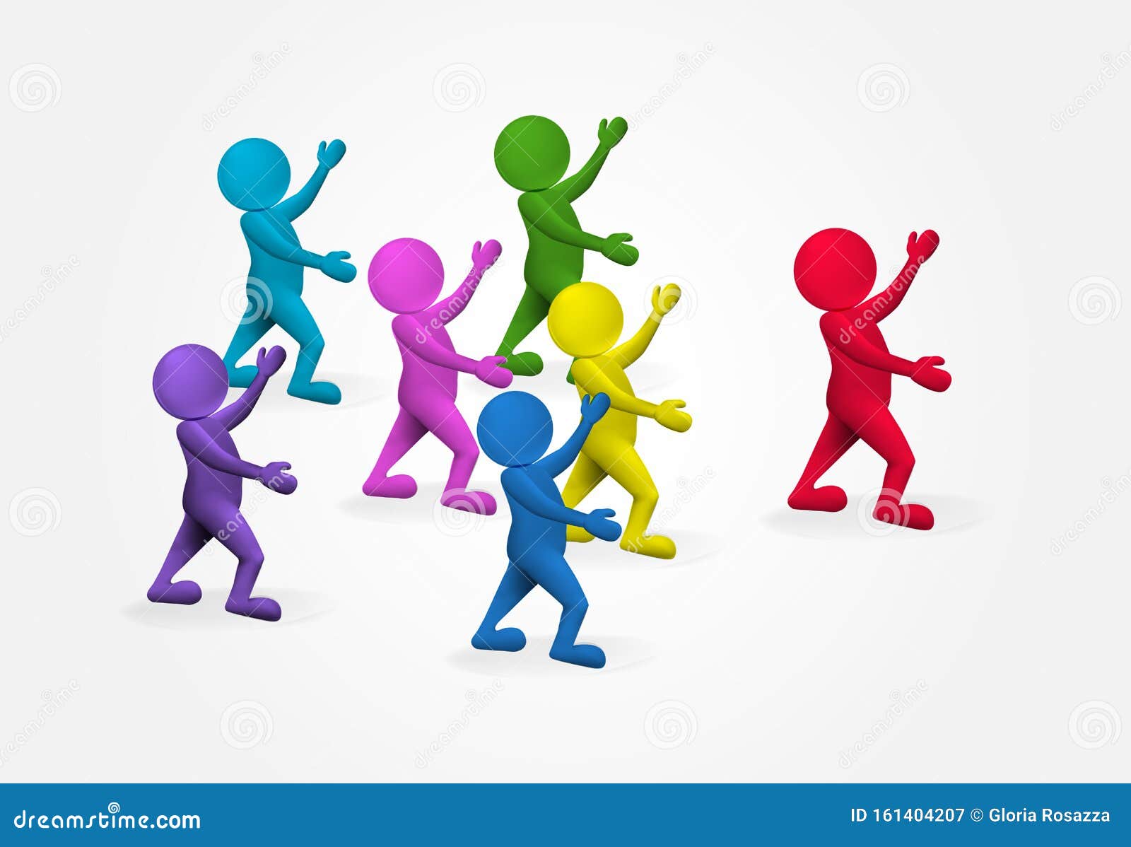 People Leader Concept. Hand Drawn Isolated Vector. | CartoonDealer.com ...