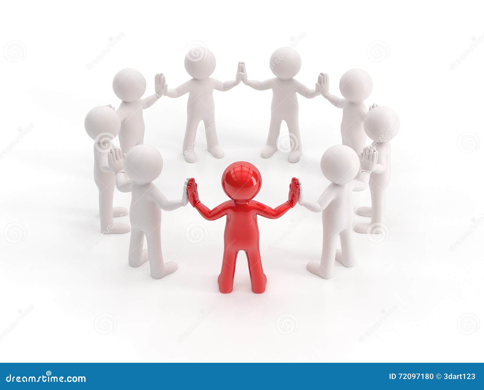 People Leader Concept. Hand Drawn Isolated Vector. | CartoonDealer.com ...
