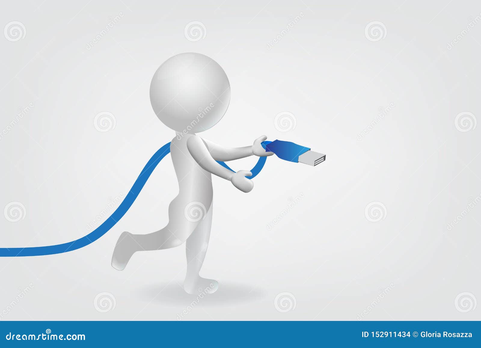 LAN Connector Plugging In LAN Port Internet Wireless Router Back Side ...