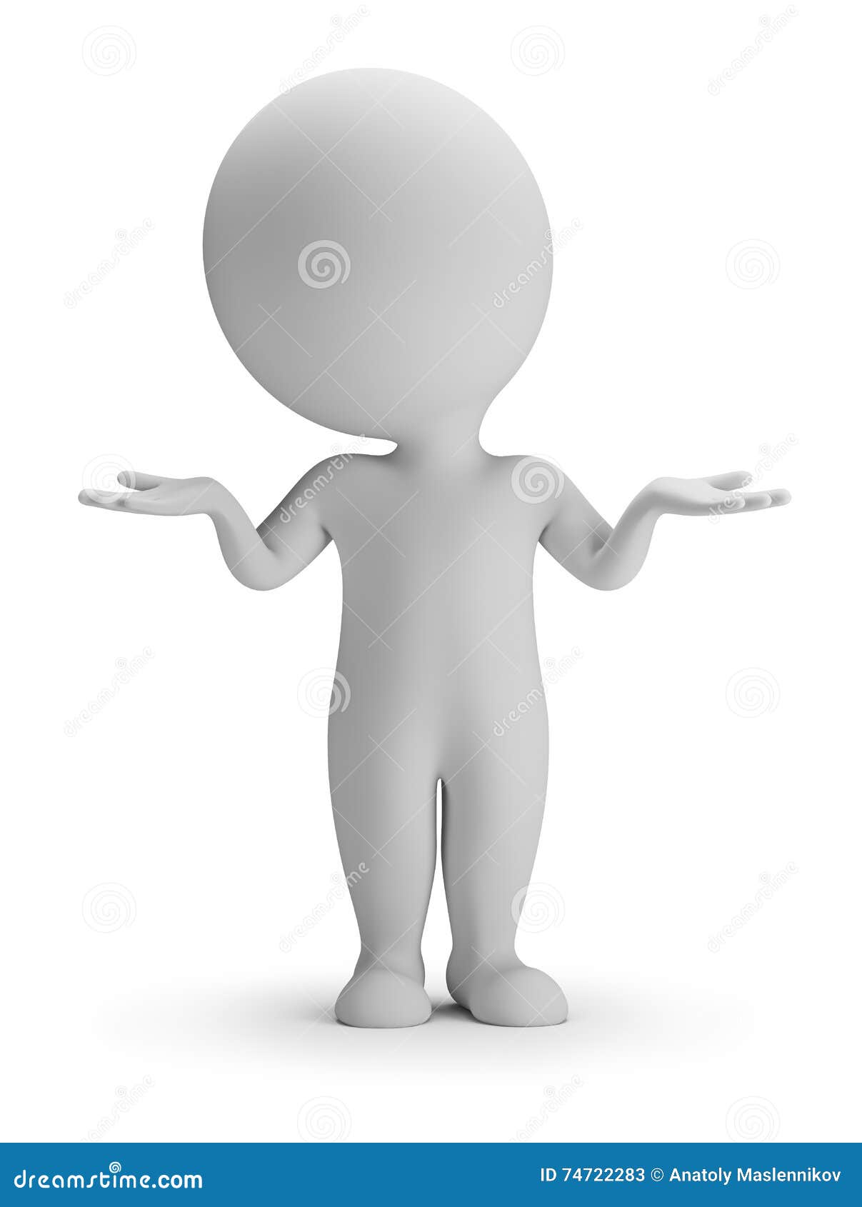 3d Small People - Perplexity Stock Illustration - Illustration of human ...