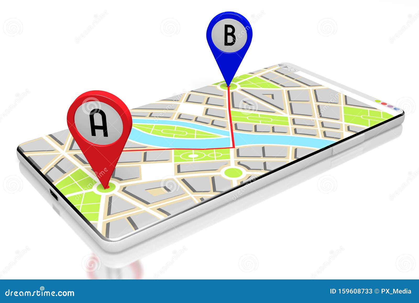 Map, Route, Gps Distance, Roadmap Icon. Geolocation Map Path Distance ...