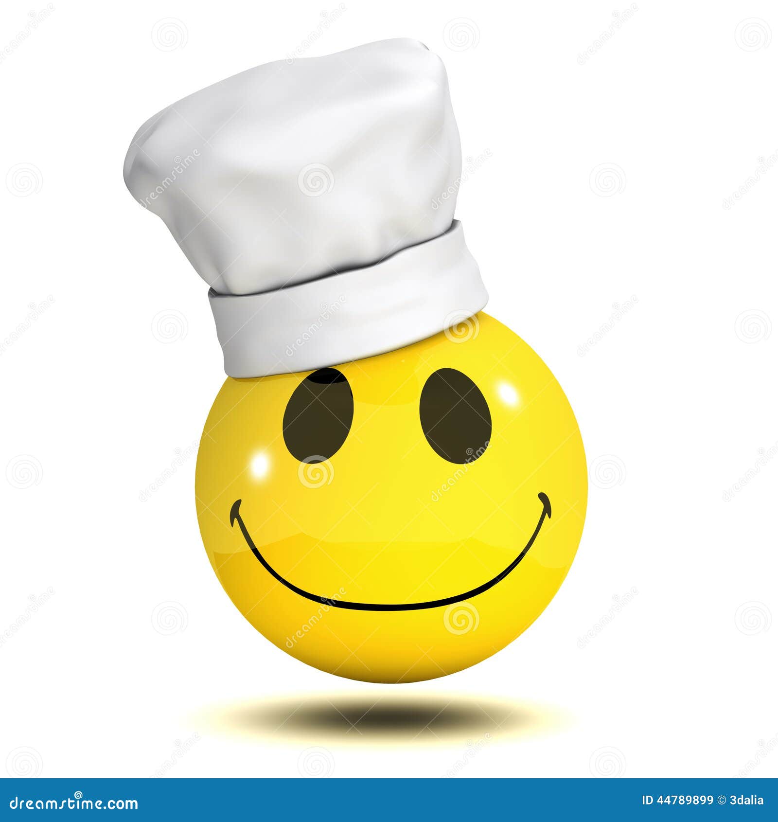 3d Smiley chef stock illustration. Illustration of chef - 44789899
