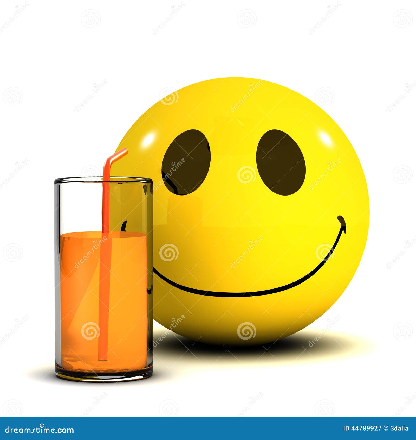 3d Smiley drinks stock illustration. Illustration of drink - 44789927
