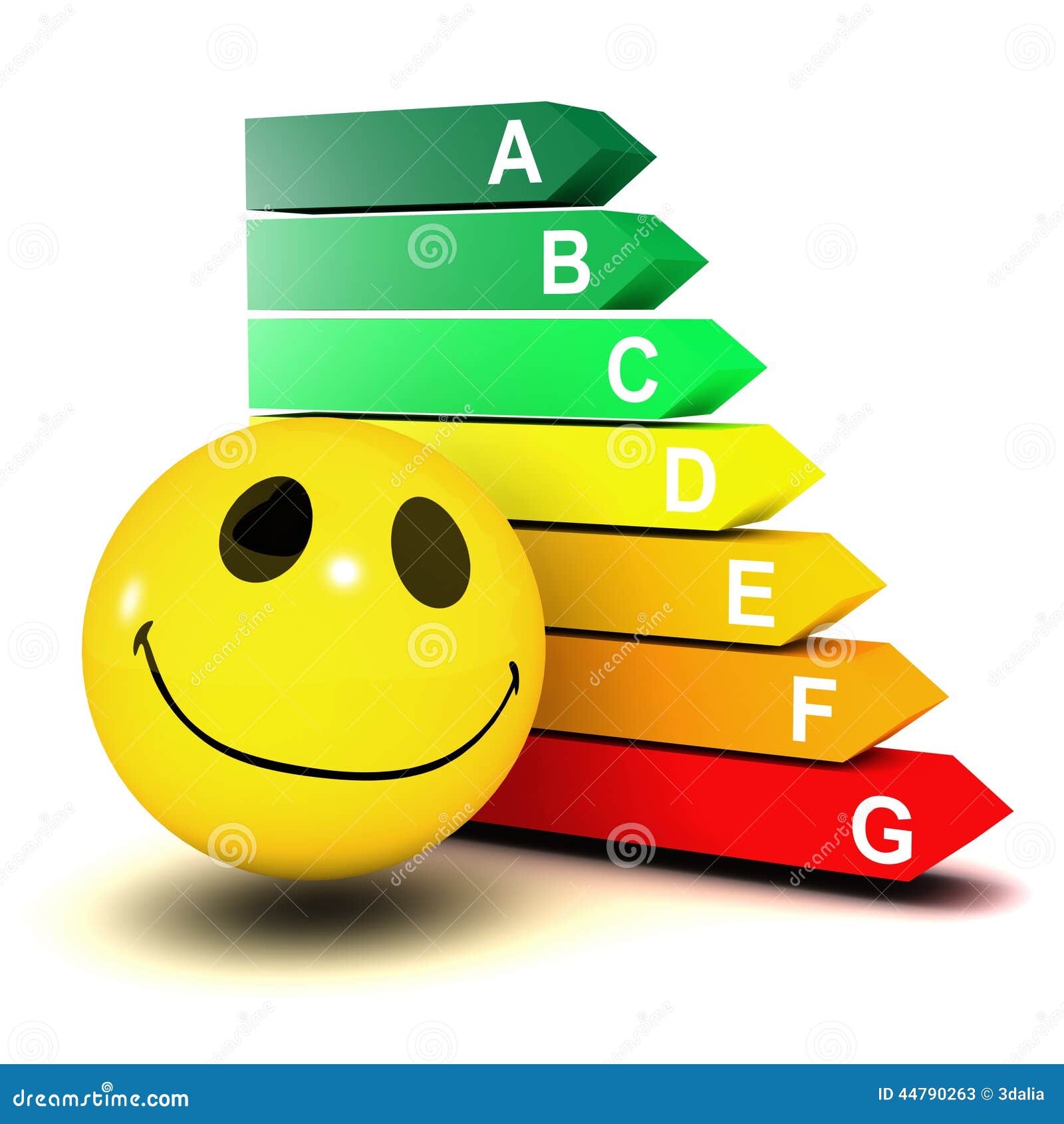3d Smiley efficiency stock illustration. Illustration of face - 44790263