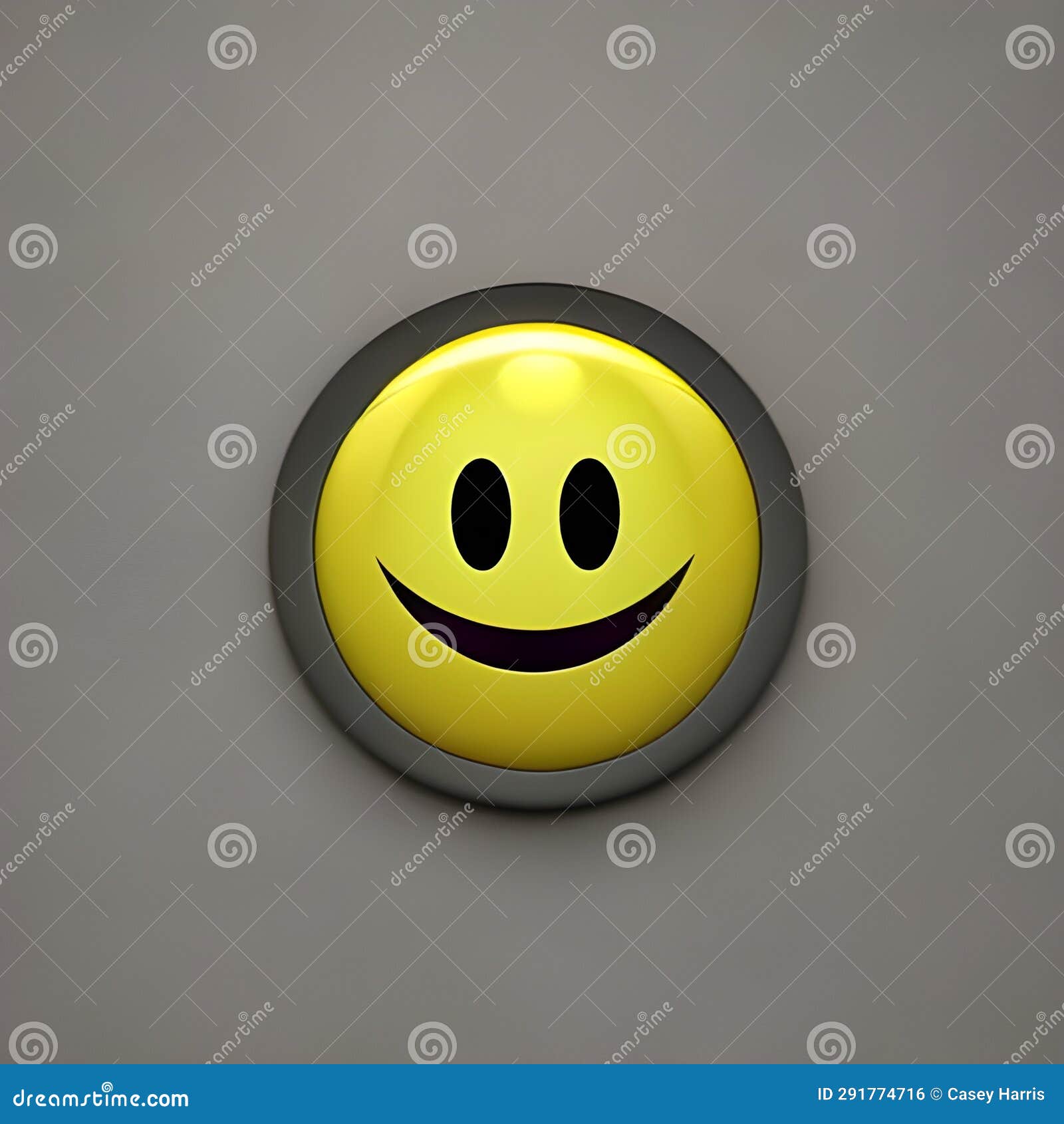 3D Smiley face stock illustration. Illustration of yellow - 291774716