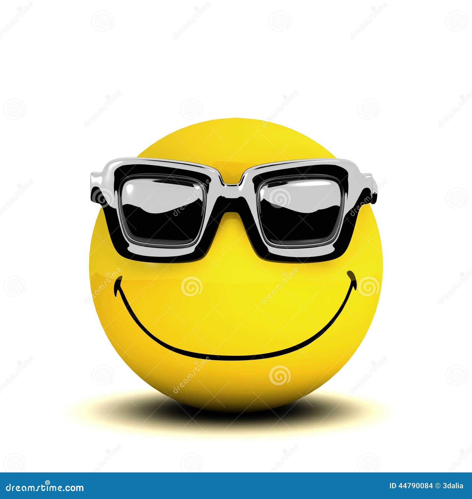 Smiley In Sunglasses Vector Set. Smileys Emoji Character Wearing ...