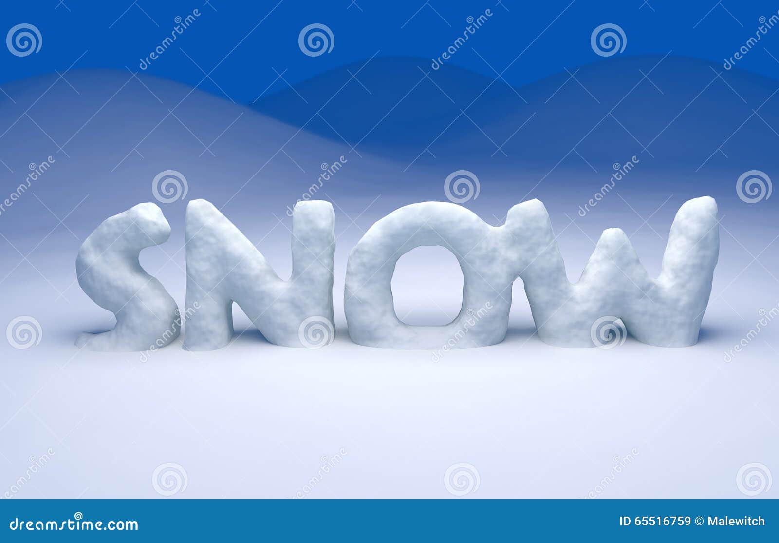 Let It Snow Text On White Background. Hand Drawn Calligraphy Lettering ...