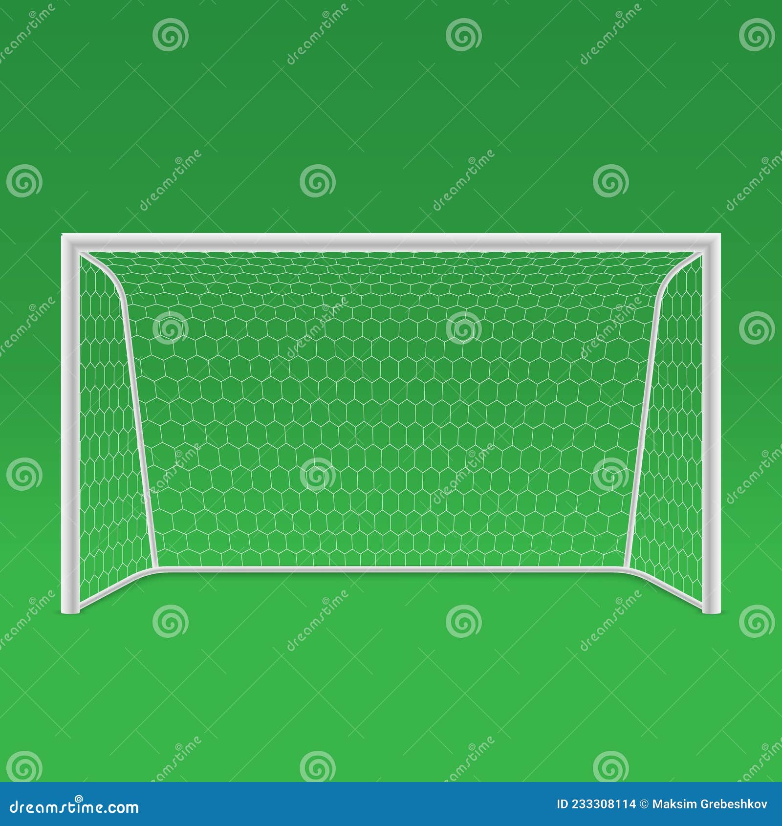 Football Net Front View