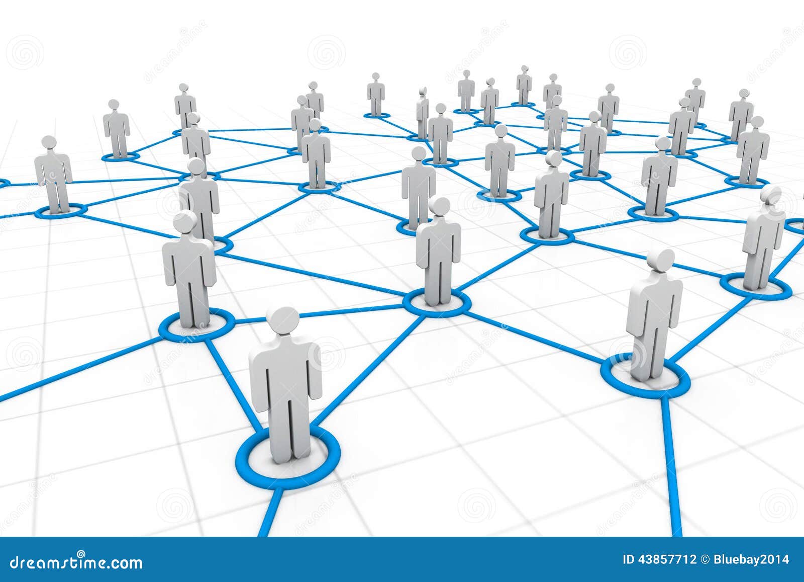 3d social network concept stock illustration. Illustration of computer ...