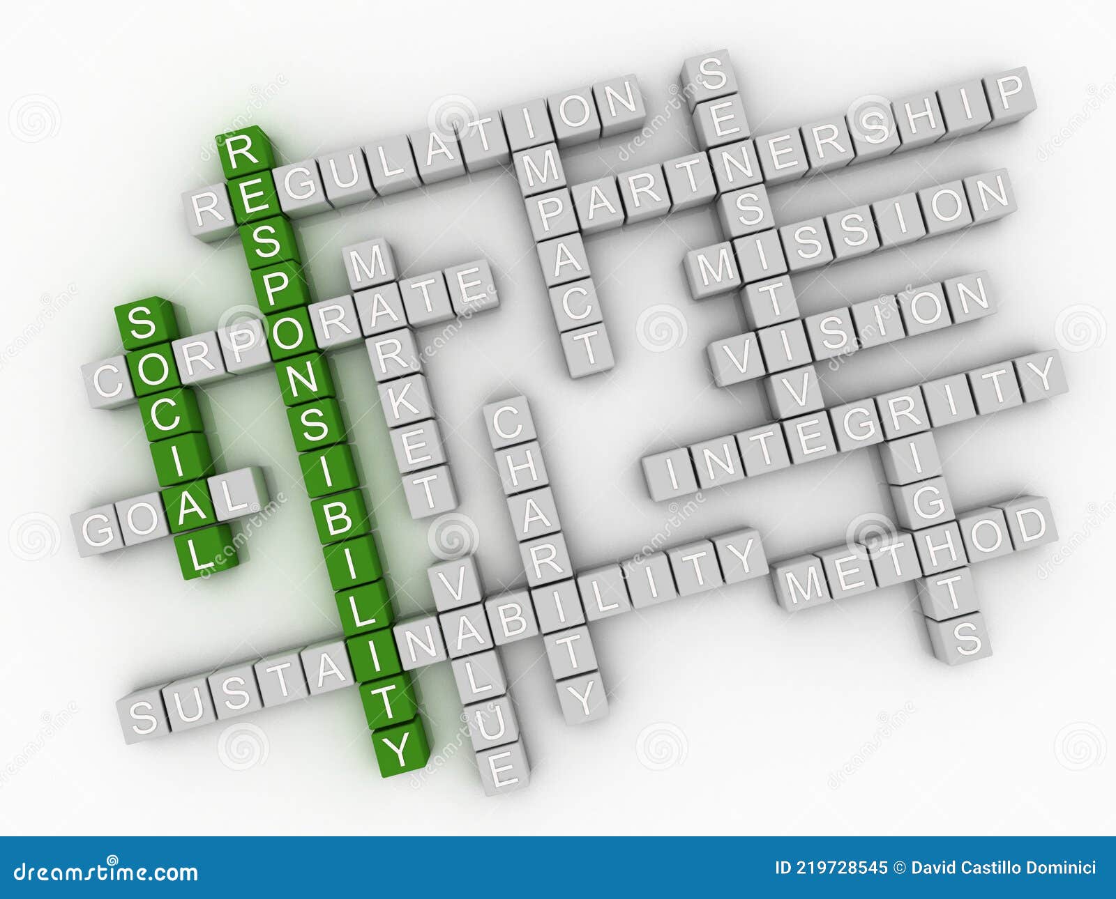 Responsibility Word Green Arrow Rising Accepting Obligation ...