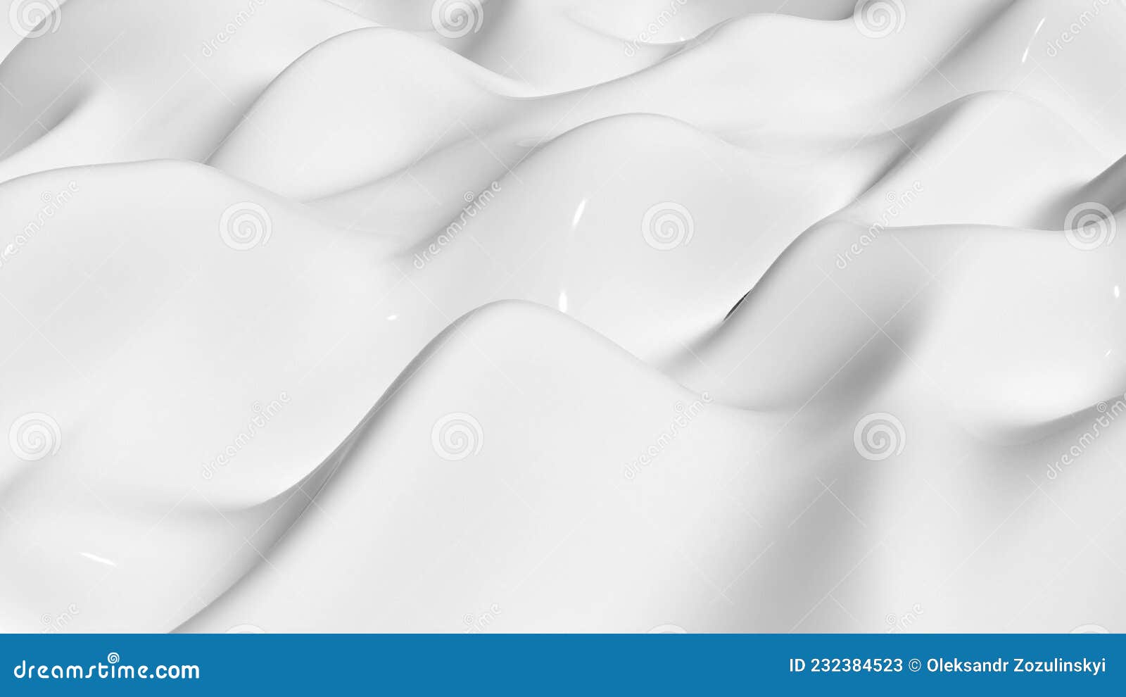 3d Soft Wave Milk Healthy Fresh Food Stock Illustration - Illustration ...