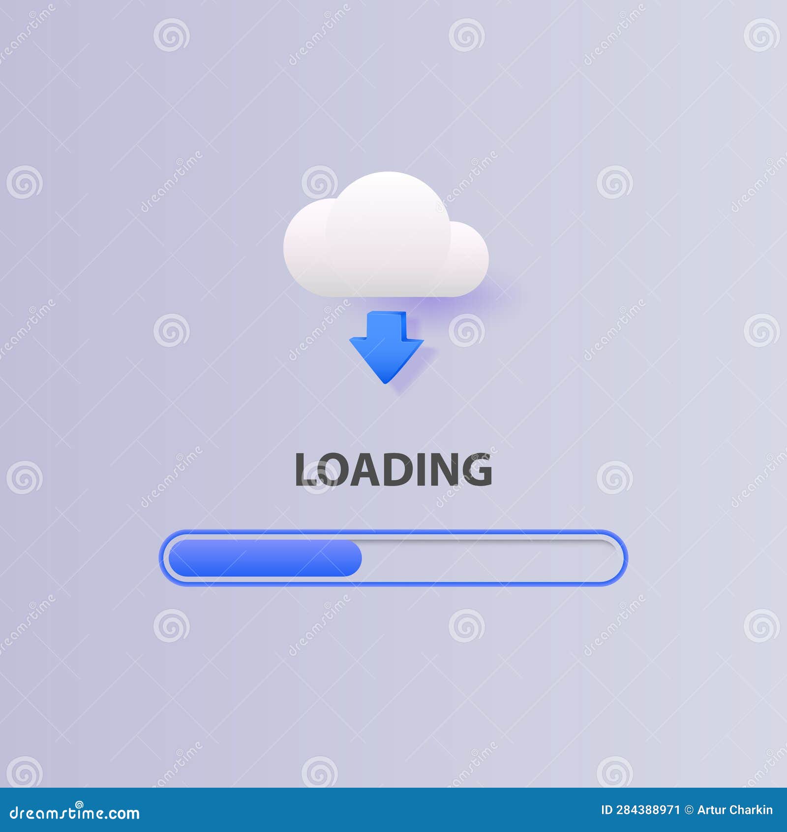 3d Software Download Icon. System Update and Installation Stock Vector ...