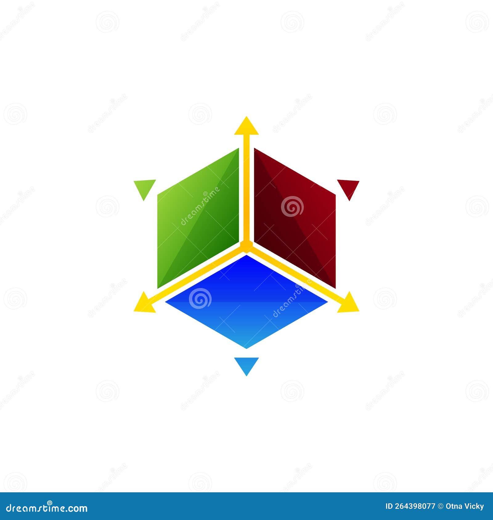 3D Axis Vector On White Background | CartoonDealer.com #100807210