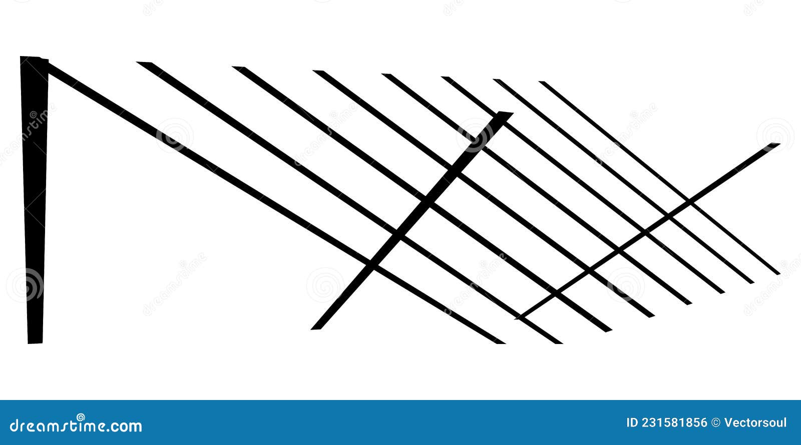 3d Spatial Grid, Mesh, Grating and Lattice Abstract Geometric Shape ...