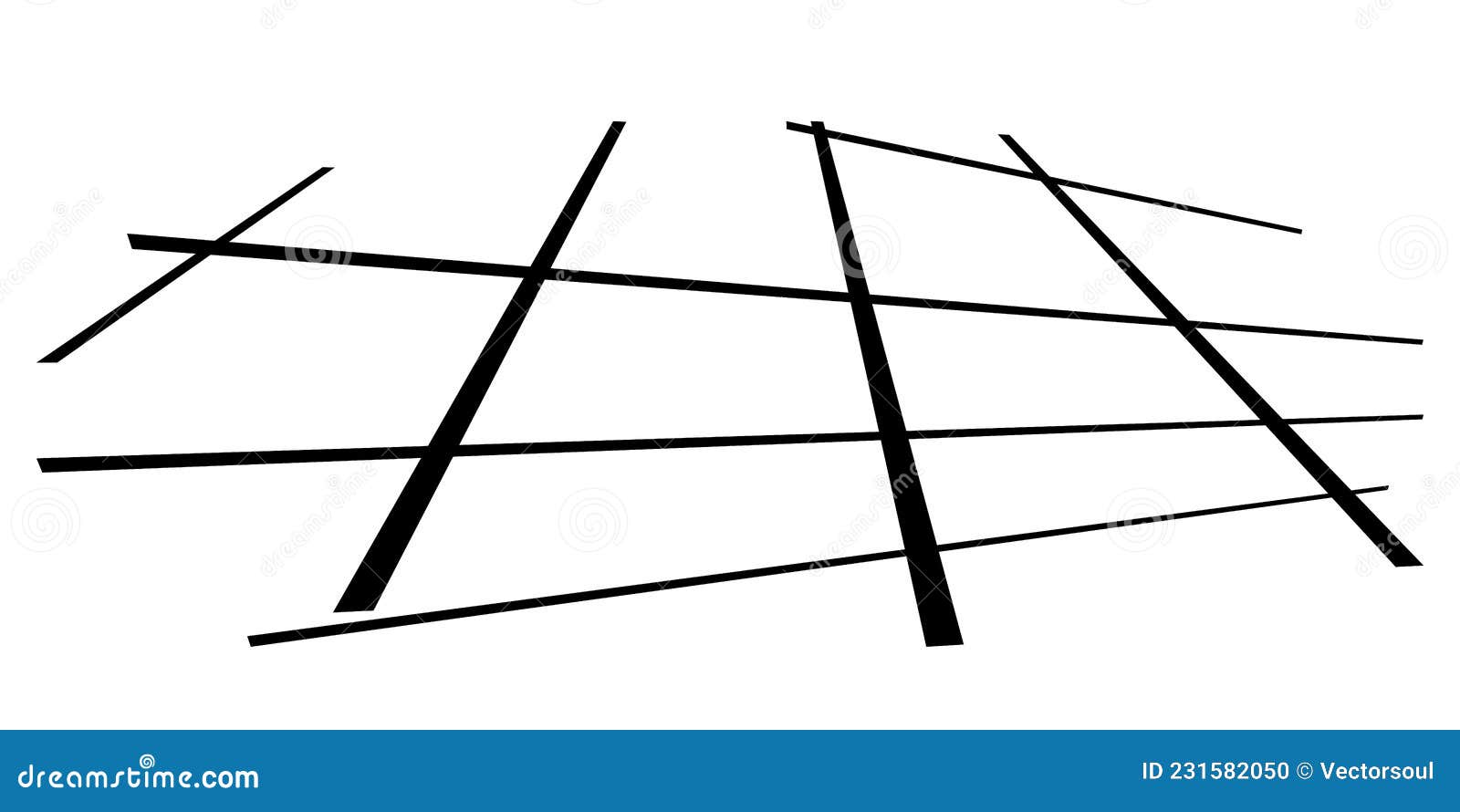 3d Spatial Grid, Mesh, Grating and Lattice Abstract Geometric Shape ...