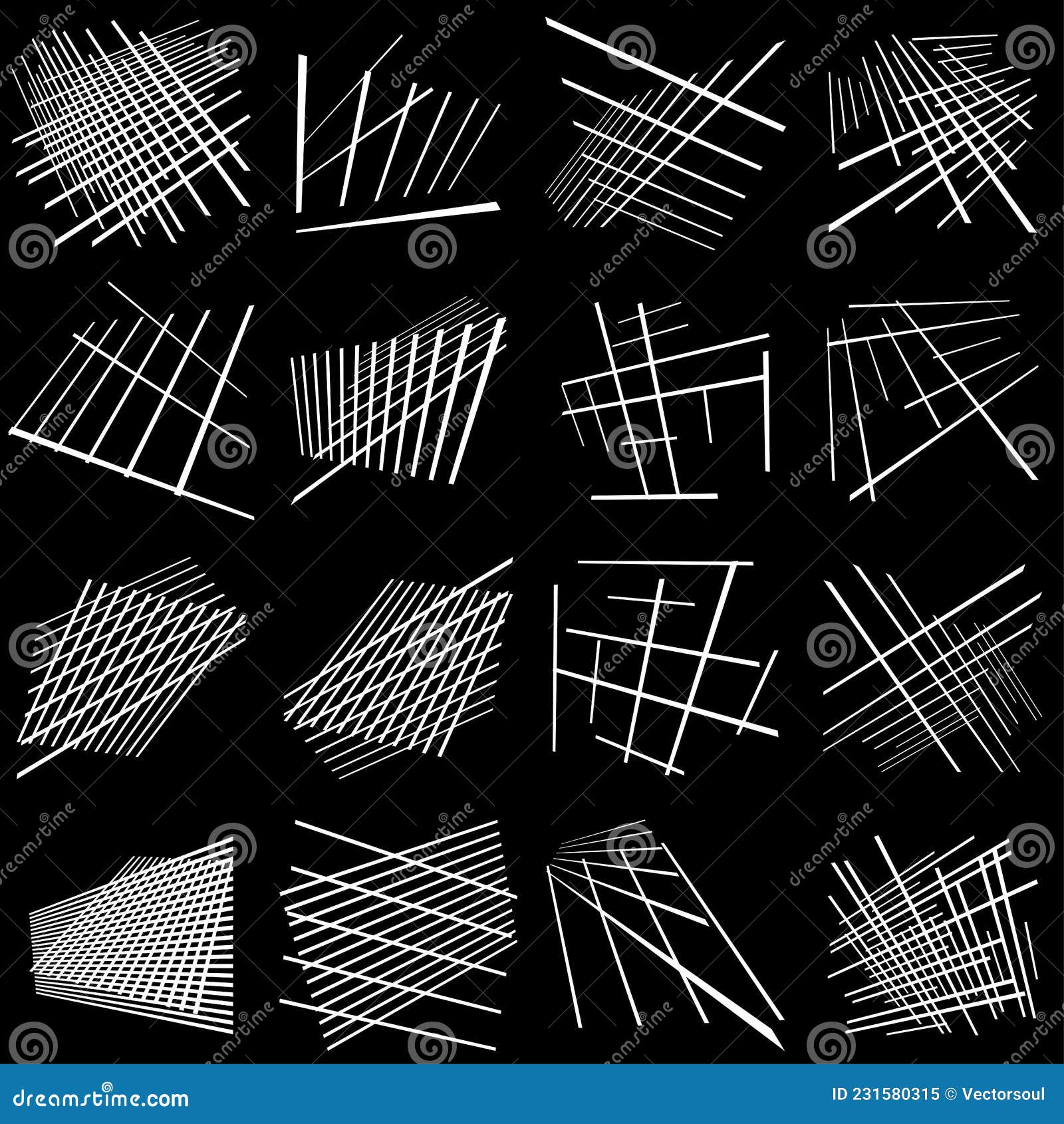 541836a1 stock vector. Illustration of interlock, abstraction - 231580315