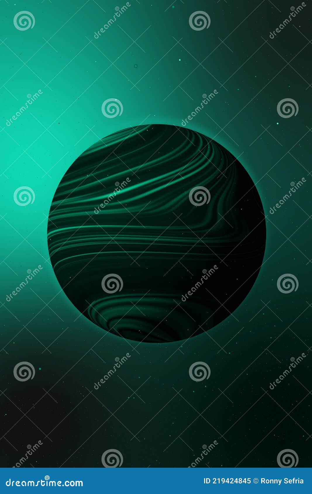 3d Sphere or Abstract Particle Isolated on Gradient Background ...