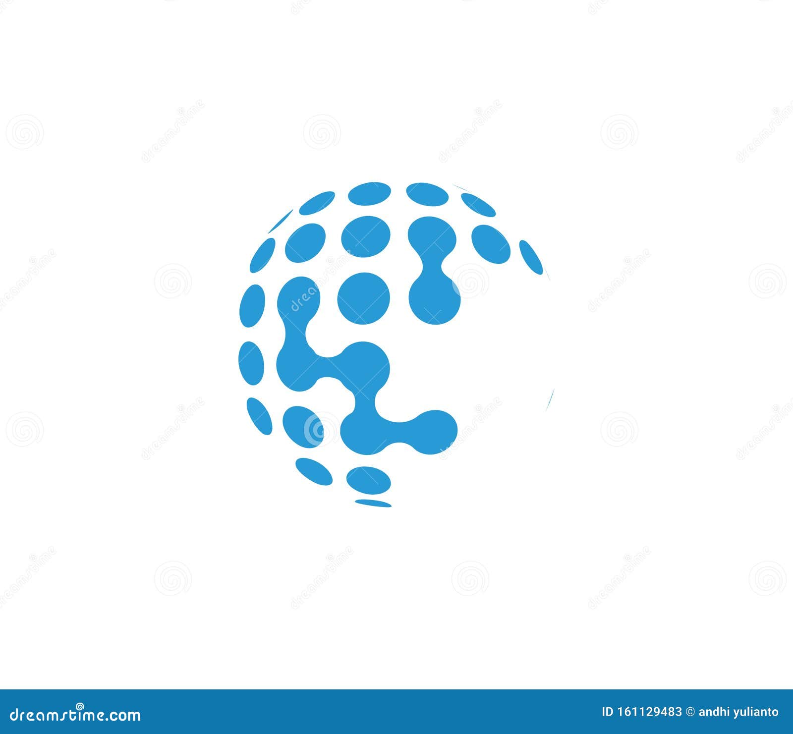 3d Sphere Globe High Technology Digital Network Vector Logo Design ...