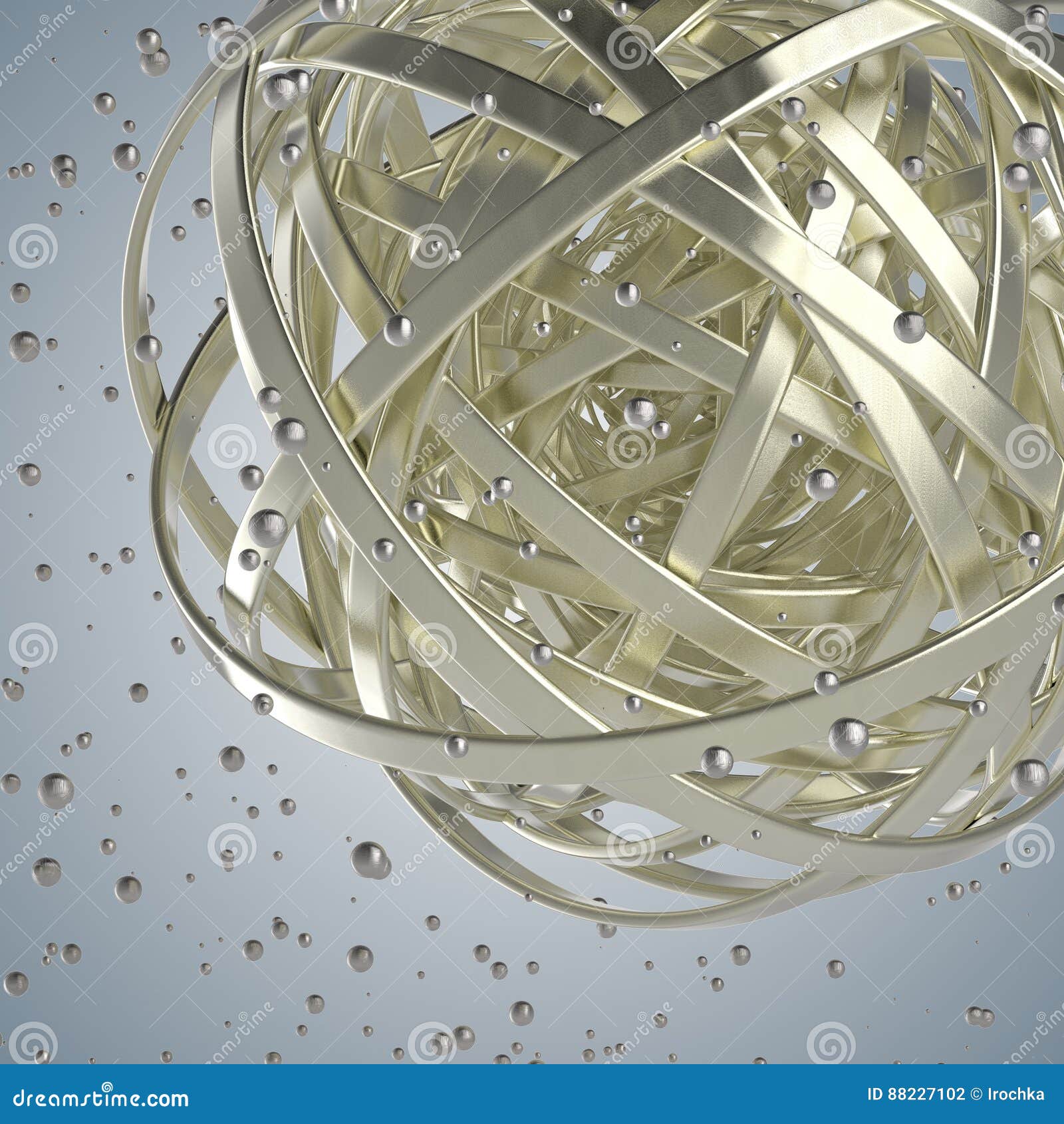 3d Sphere of Multicolored Rings in Cloud from Multicolored Drops Stock ...