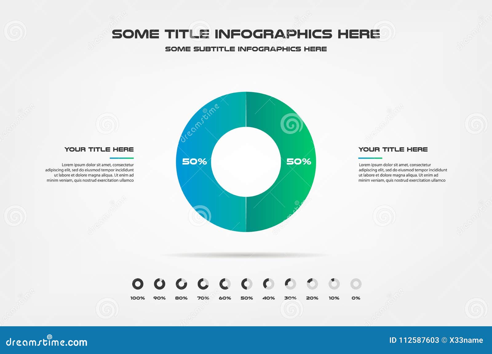 3d Sphere, Percentage Infographics. Element Of Chart, Graph, Diagram ...