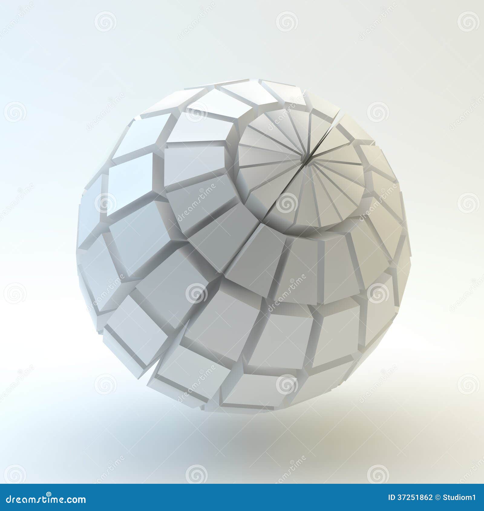 3D Sphere stock vector. Illustration of future, modern - 37251862