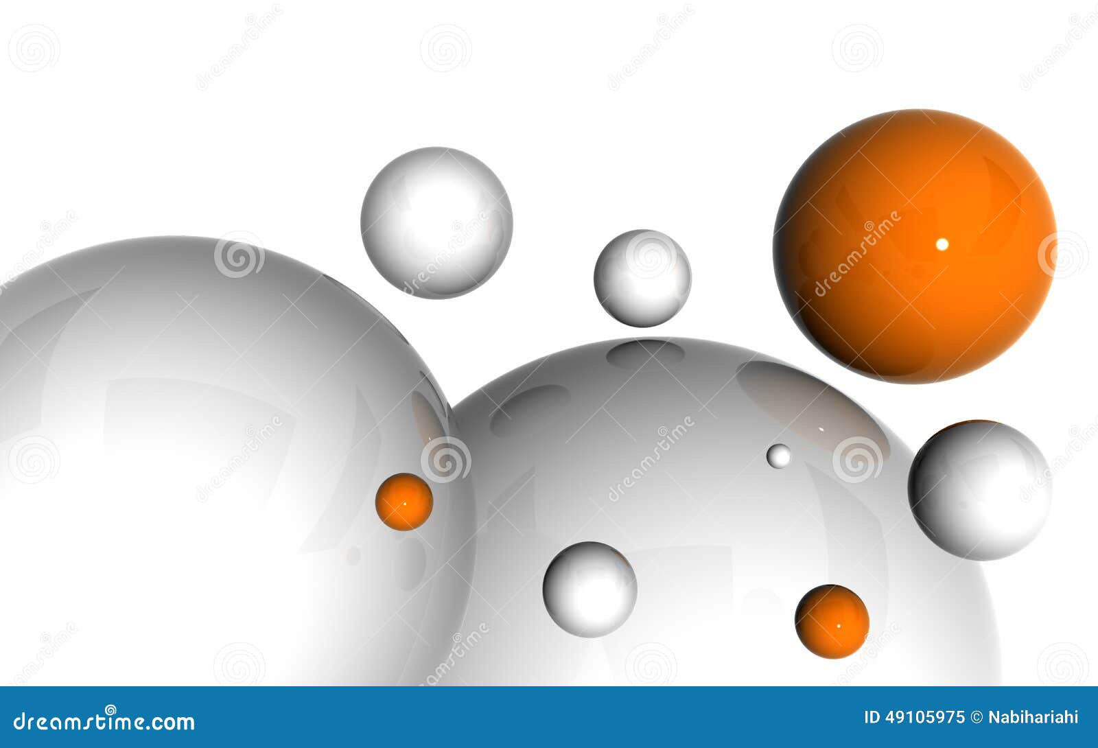 3D spheres stock illustration. Illustration of creative - 49105975