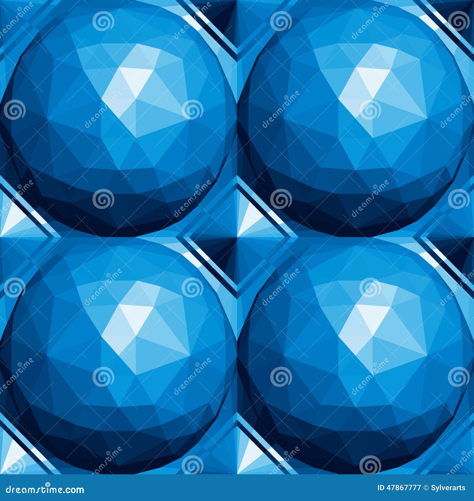 3d Spheres Seamless Pattern. Stock Vector - Illustration of pattern ...