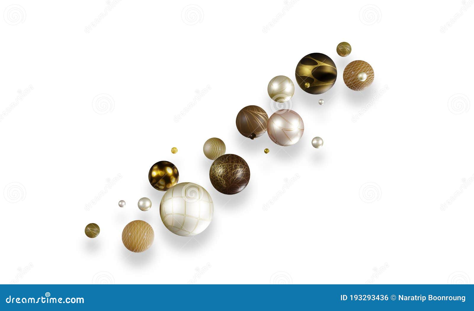 3d Spherical Illustration and Pattern of Celebration, Abstract ...