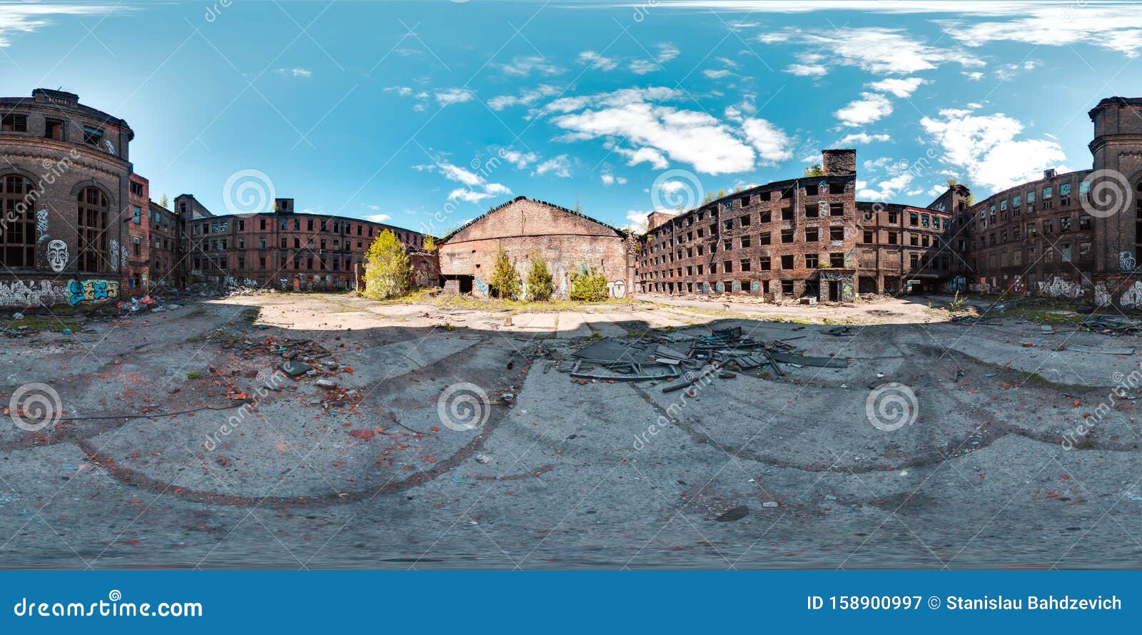 3D Spherical Panorama with 360 Viewing Angle Ready for Virtual Reality ...