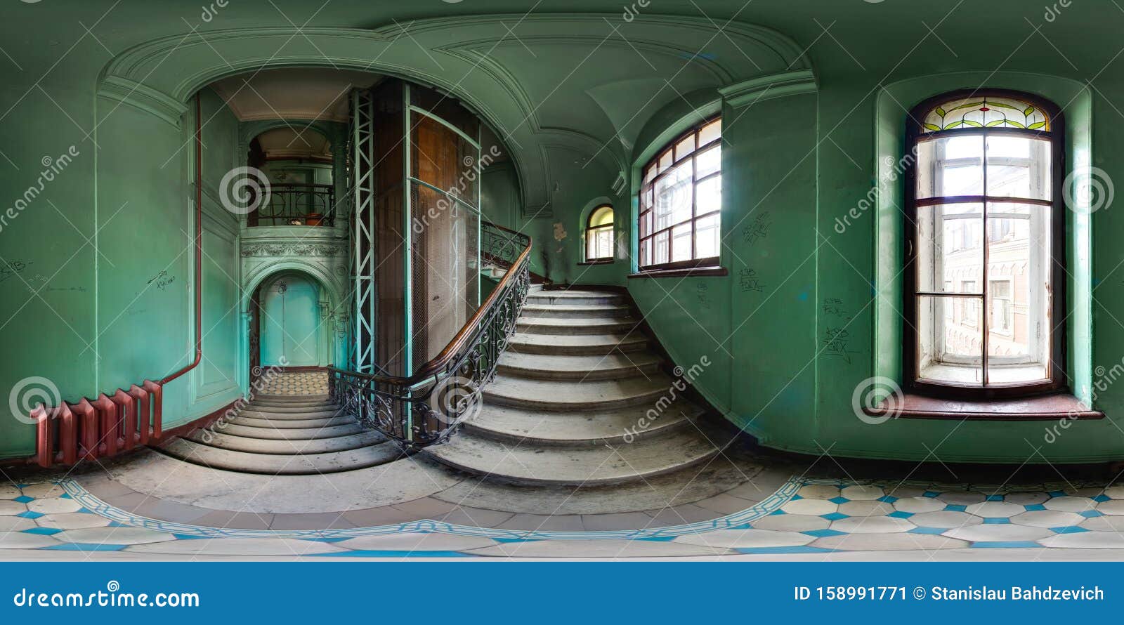 3D Spherical Panorama with 360 Viewing Angle Ready for Virtual Reality ...