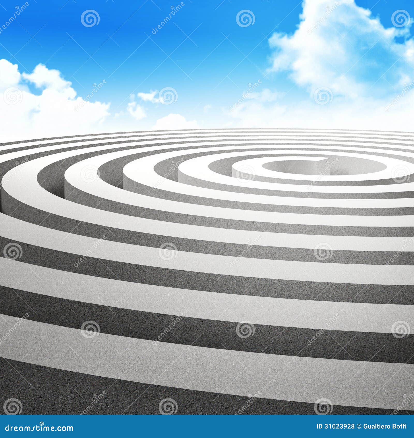 3d spiral stock illustration. Illustration of concept - 31023928