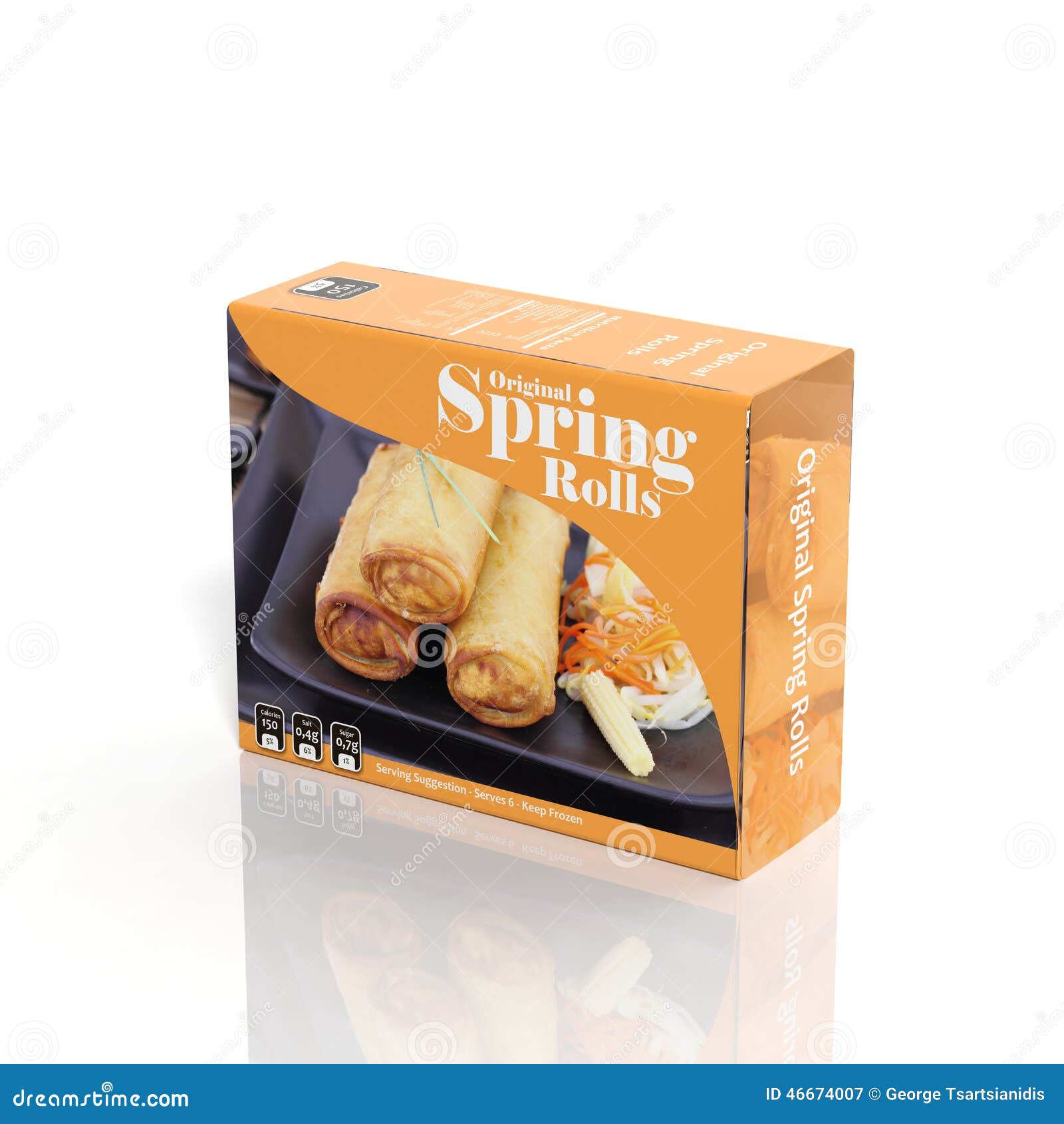 Spring Rolls Icon. Trendy Spring Rolls Logo Concept On White Background ...