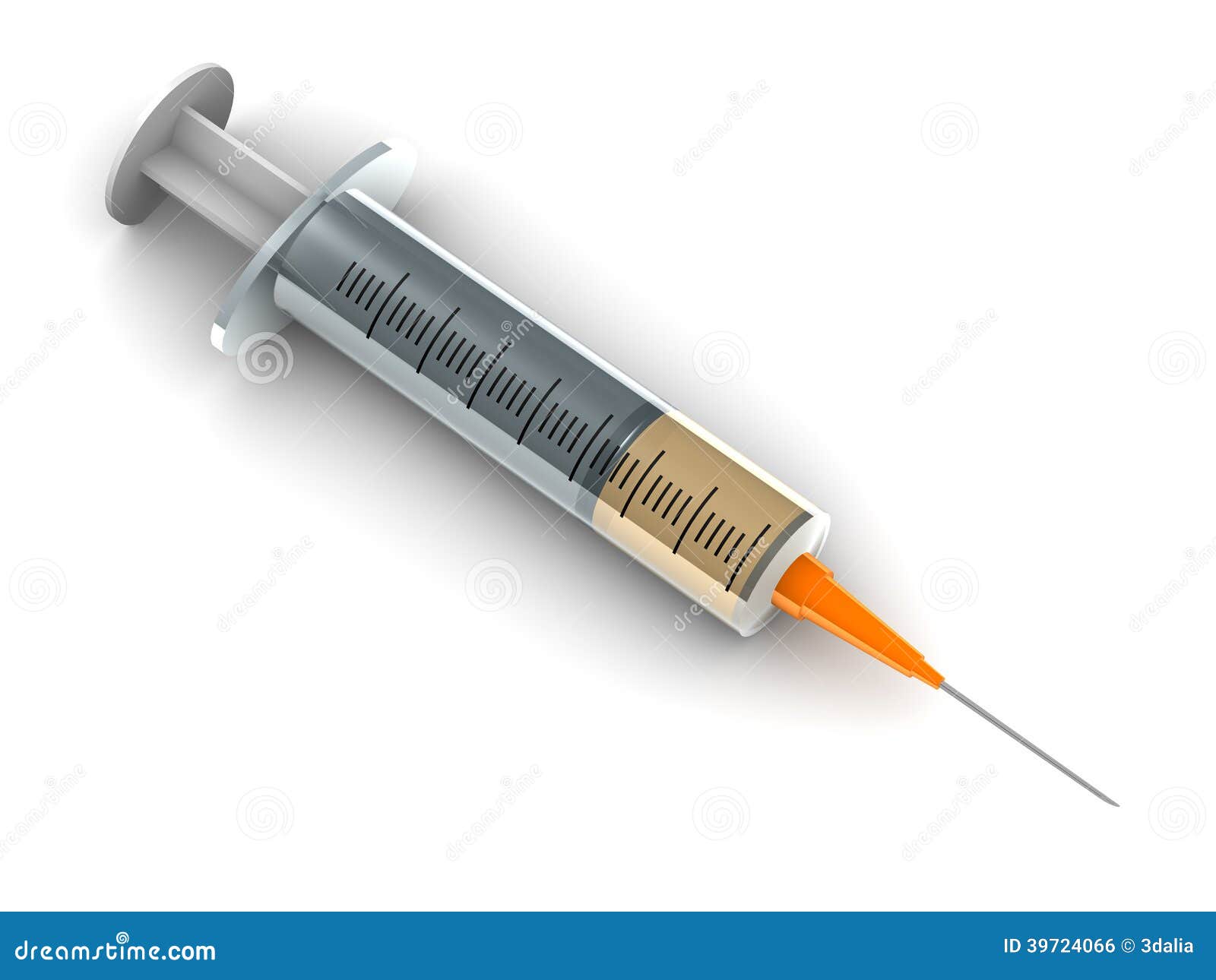 3d Spuit stock illustratie. Illustration of griep, zorg - 39724066