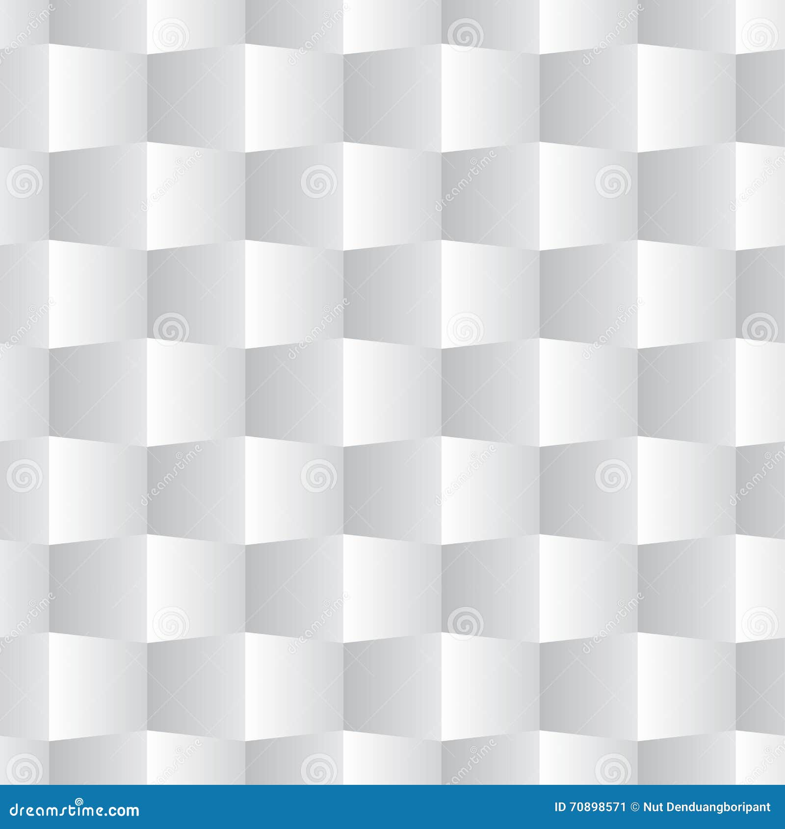 3d Square Seamless Pattern White Stock Vector - Illustration of ...