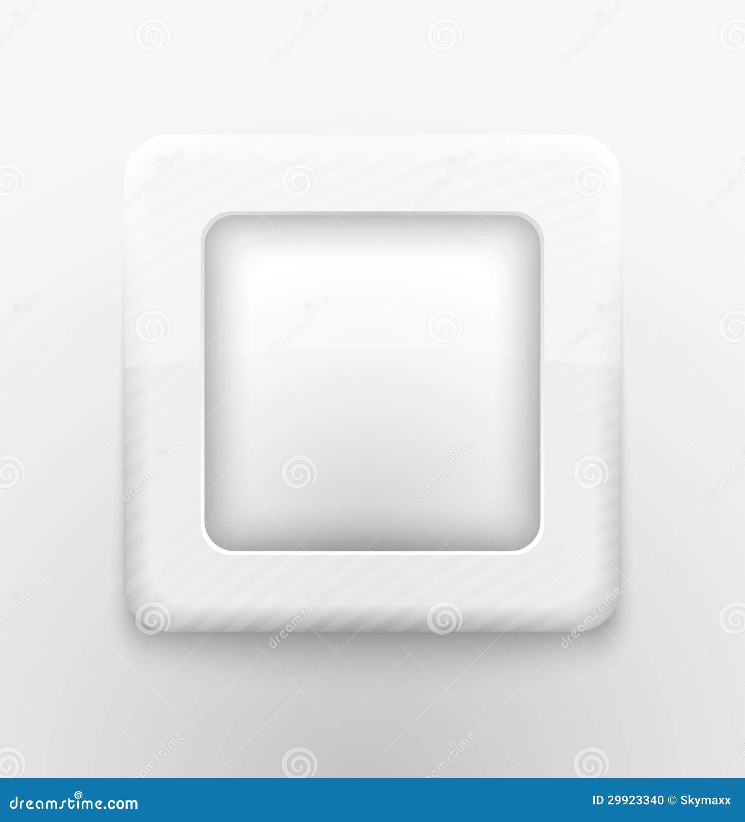 Square White Button Stock Illustrations – 244,402 Square White Button ...