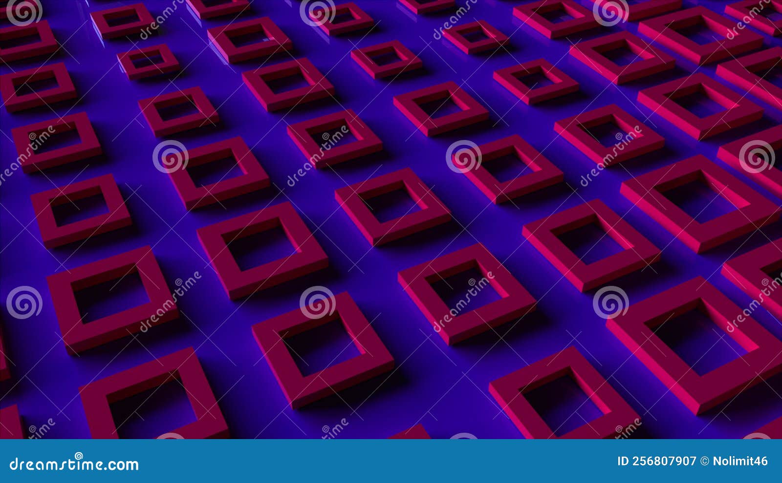 3d squares stock illustration. Illustration of element - 256807907