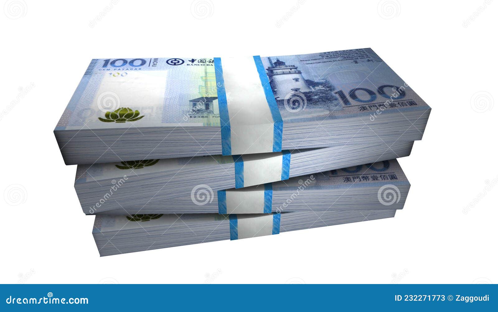 3D Stack Banknote Of 100000 Uzbekistan Som Money Royalty-Free Cartoon ...